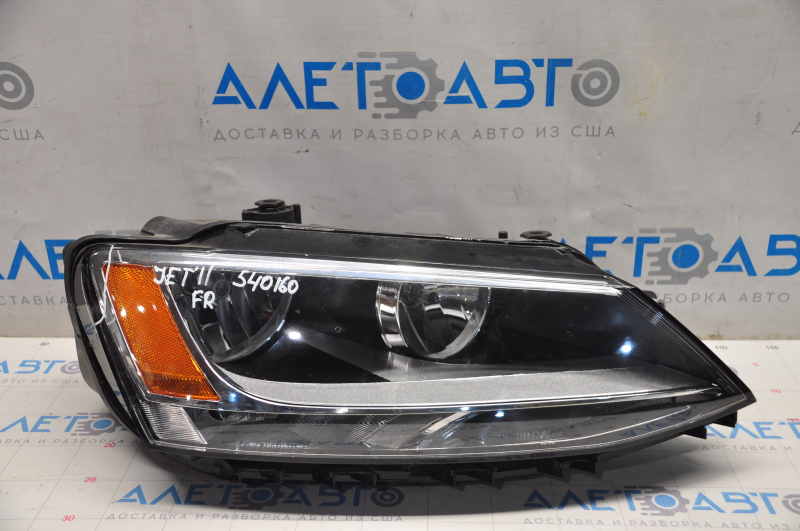 Far dreapta fata VW Jetta 11-16 USA gol, halogen, fara capac ...