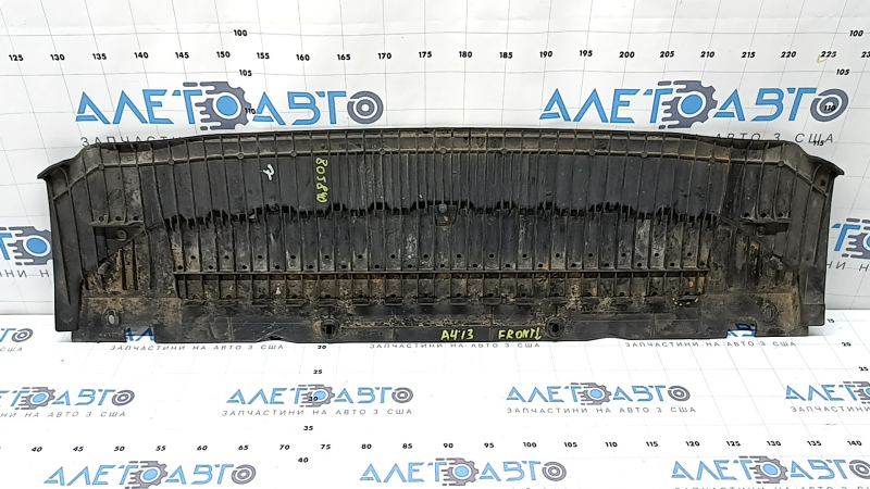 Защита переднего бампера Audi A4 B8 13-16 s-line, царапины, надломано ...