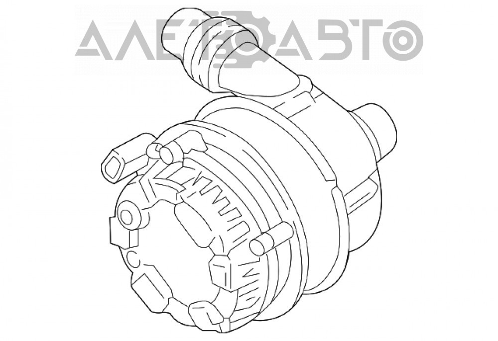 Suportul pompei auxiliare de răcire BMW F30 17-18 B46 11518663637 cod ...