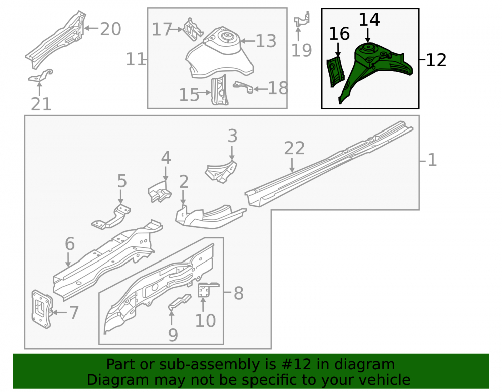 Четверть передняя правая VW Jetta 19-26 отпилена, графит 5Q0805115E ...