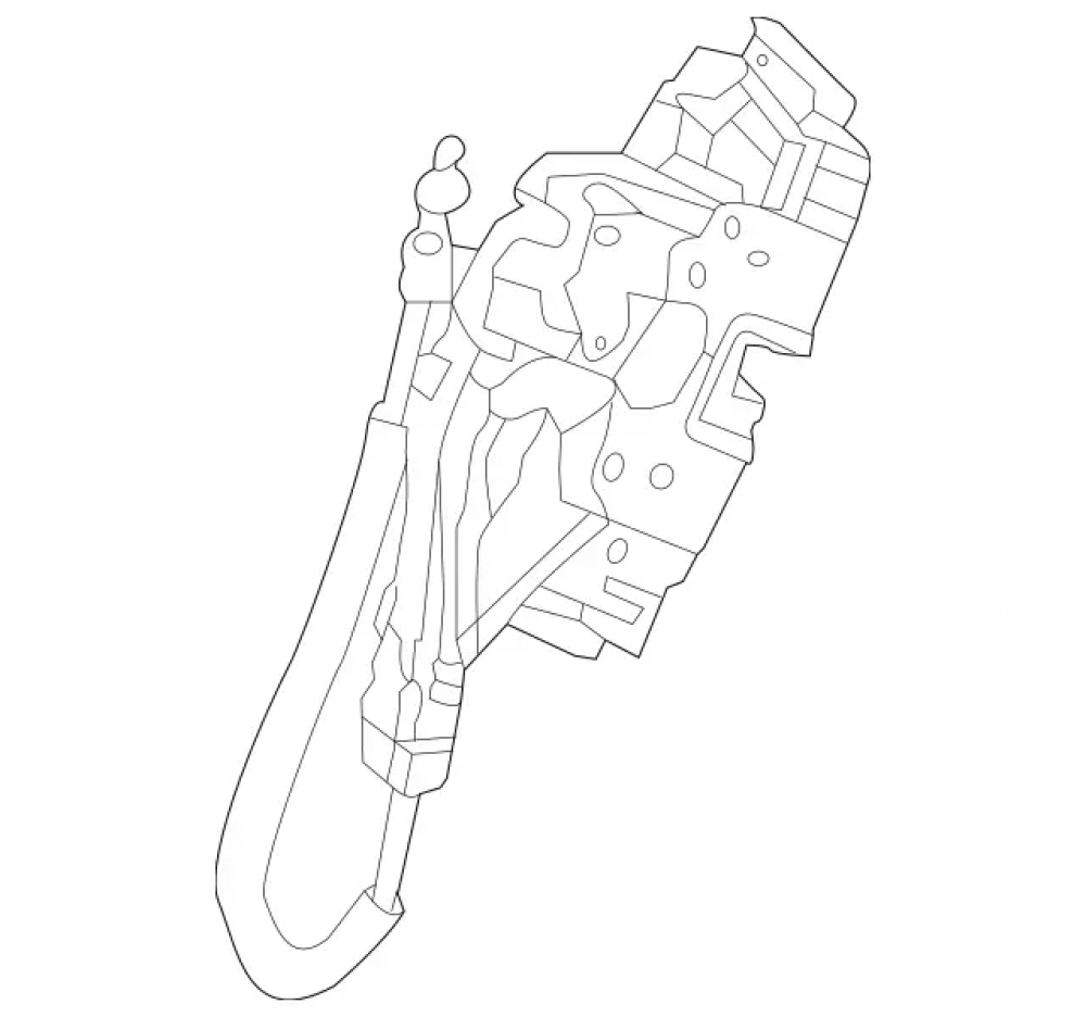 Blocarea ușii din față dreapta Mercedes CLA 14-19 2047303035 cod 70898 ...