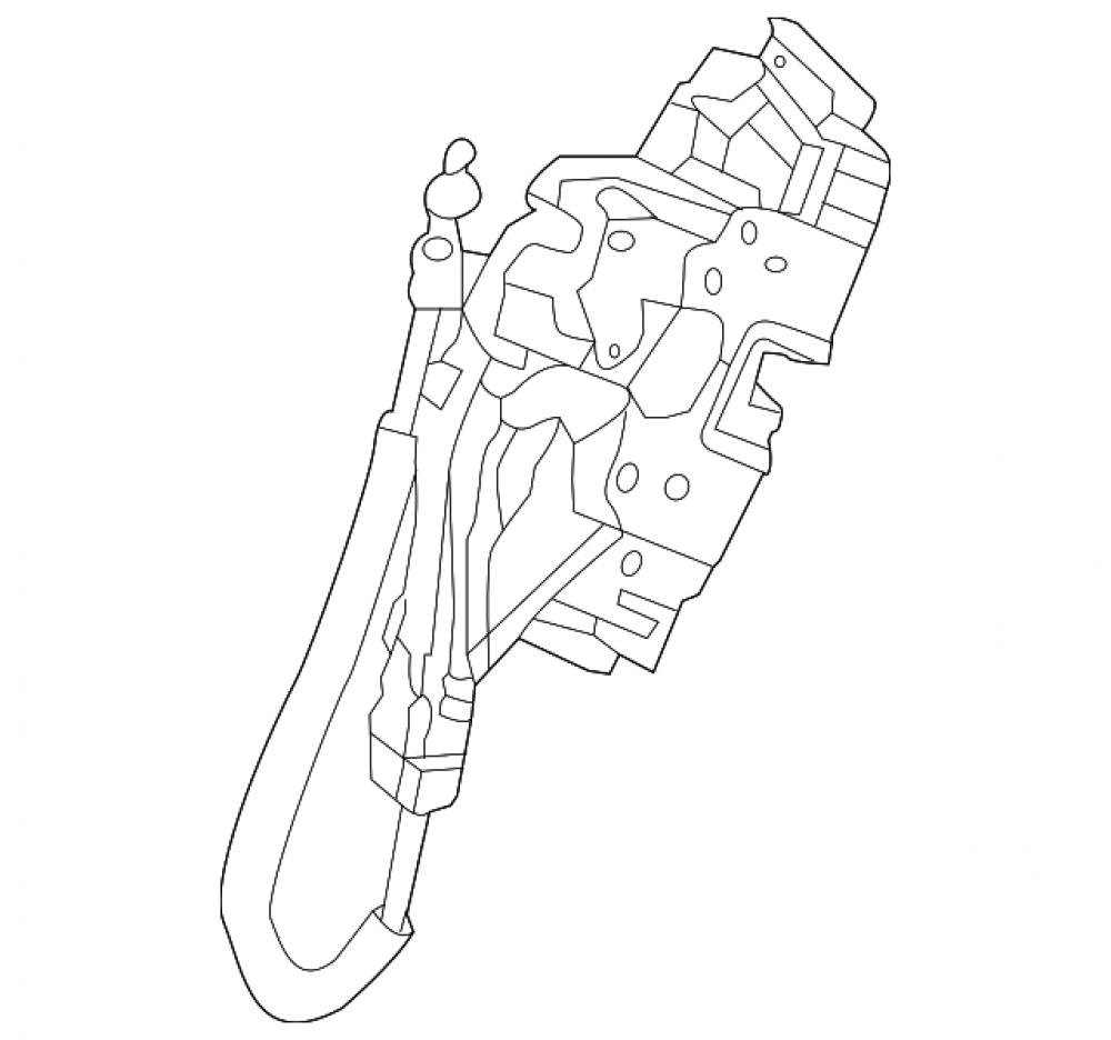 Blocarea ușii din față dreapta Mercedes CLA 14-19 2047303035 cod 70898 ...